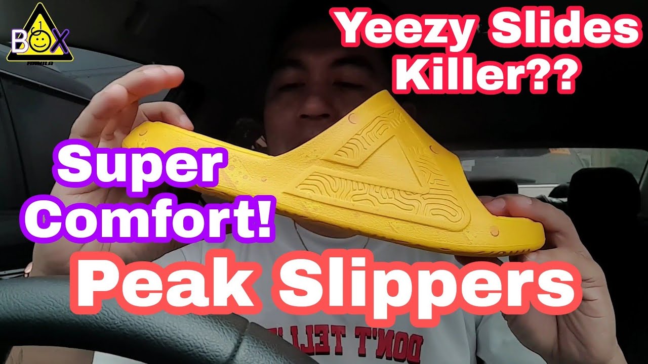 Peak Slides Sandals Slippers Unboxing - YouTube
