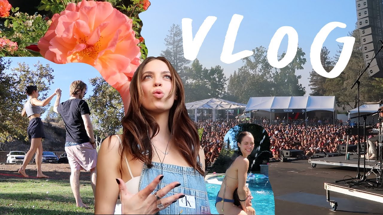 VLOG: our first festival BACK! new hobbies, journaling, groceries ...