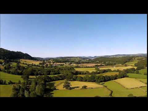 Cefn Cea Farm Campsite and Village of Rowen Wales Phantom 2 Vision V3 ...