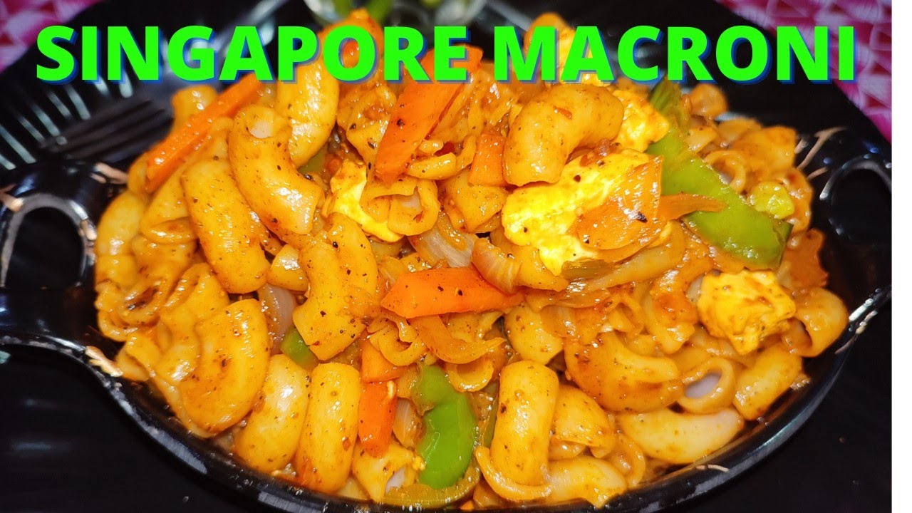SINGAPORE MACRONI RECIPE // SINGAPORE NOODLES RECIPE // TIFFIN RECIPE # ...