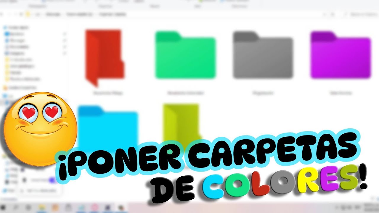 ¡Truco para Poner Carpeta de Colores en Windows! 😮 - YouTube