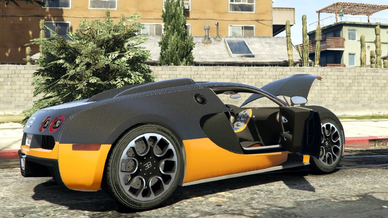 Custom Bugatti Veyron Texture - GTA V _REVIEW - YouTube