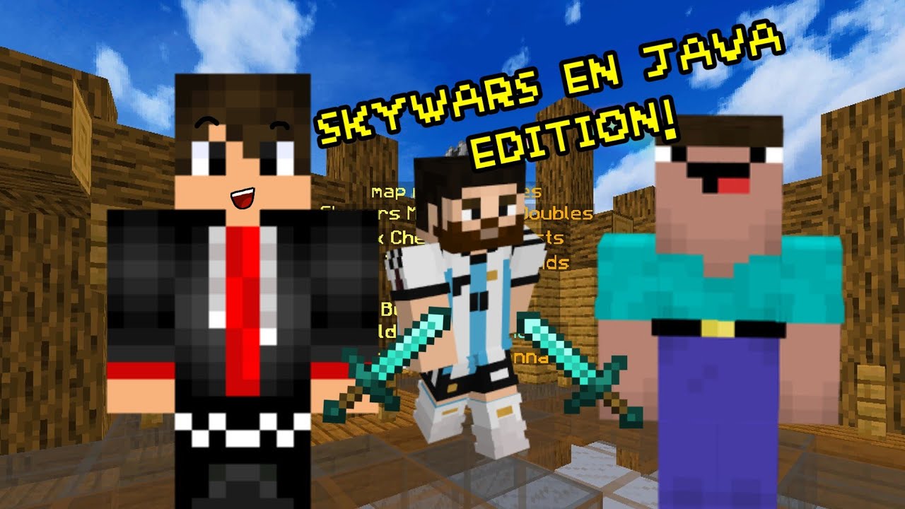 Jugando SkyWars ⚔️ PERO EN JAVA! - YouTube