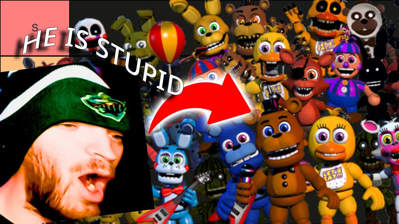 Three Unhinged Fnaf Tier Lists - YouTube