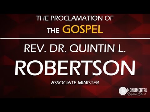 Rev. Dr. Quintin L. Robertson | February 2, 2020 - YouTube