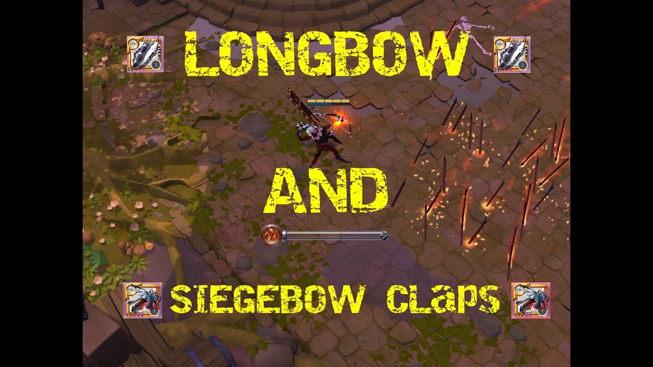 Longbow and Siegebow INSANE DAMAGE !! | Albion Online | ZVZ - YouTube