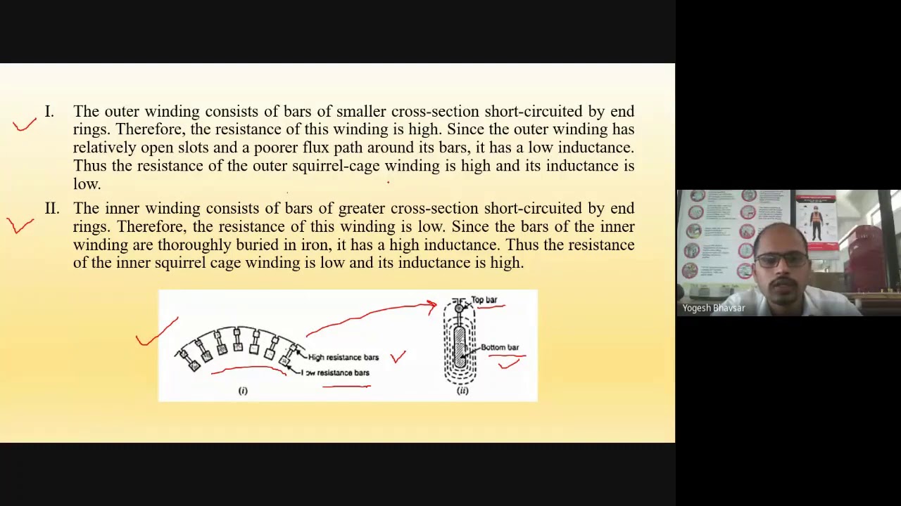 Double squirrel cage Induction motor - YouTube