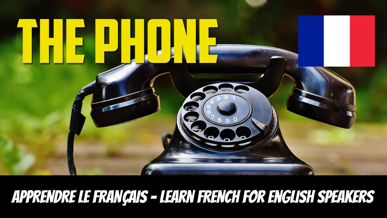 Learn French, Vocabulary, The Phone - YouTube