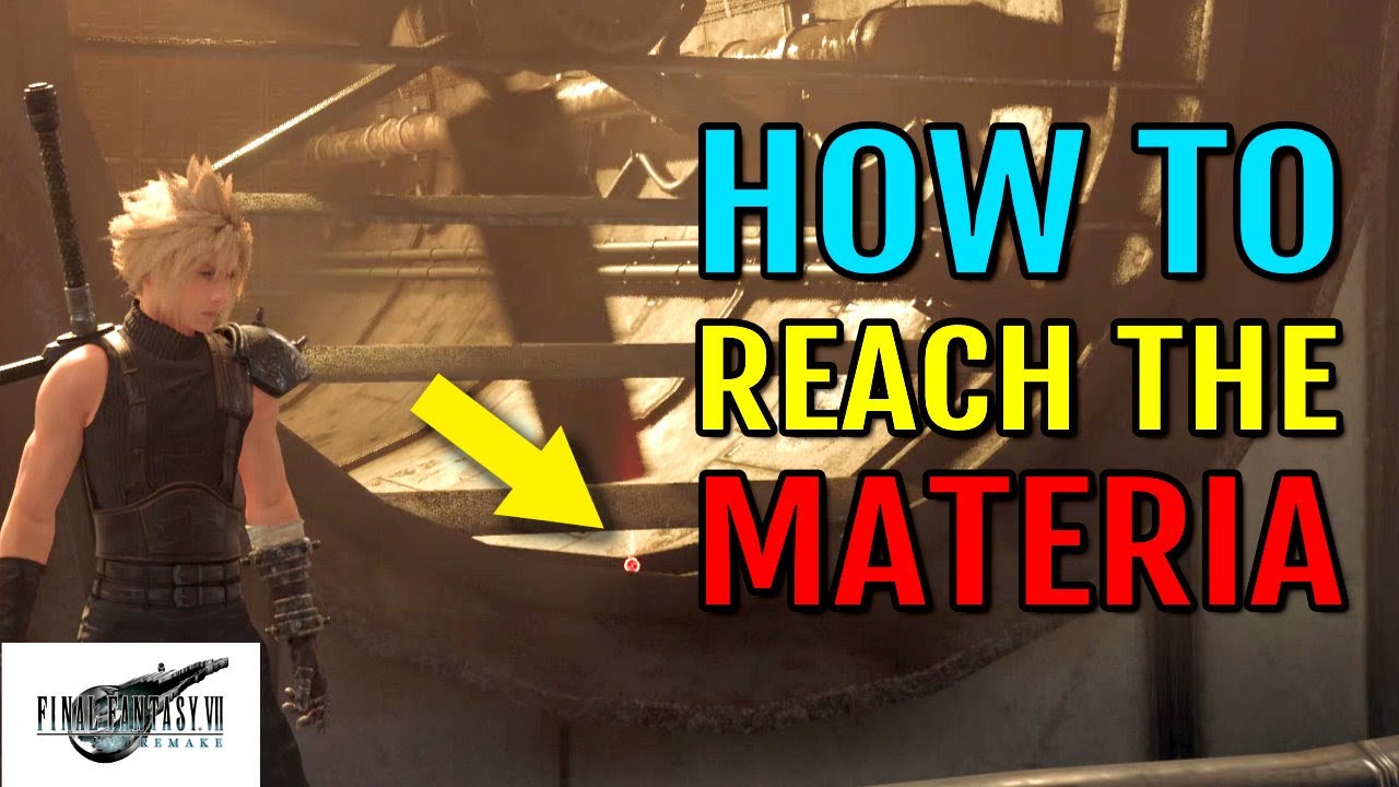 How to Reach the RED Materia behind the fan in Sector 4 Chapter 6 | FF7 ...