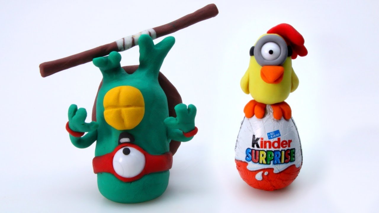 Animacion de las Tortugas Ninja Minions Play Doh Stop Motion con Rafael ...