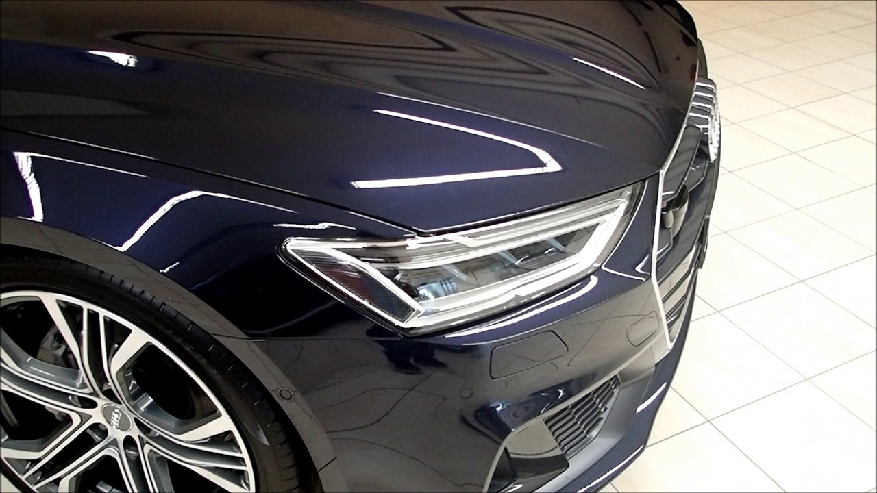 2019 Audi A7 Sportback in Firmanent blue- really cool! (walkaround ...