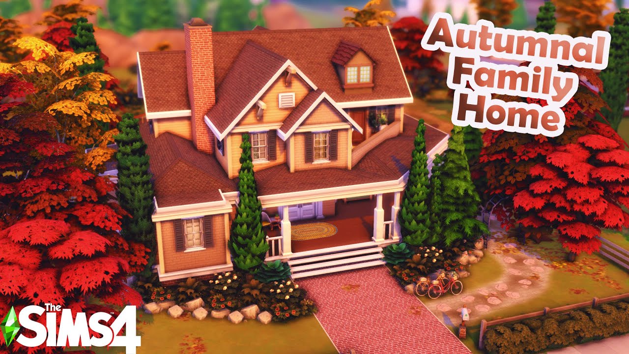 Autumnal Family Home 🍁 | Sims 4 Speed-Build - YouTube