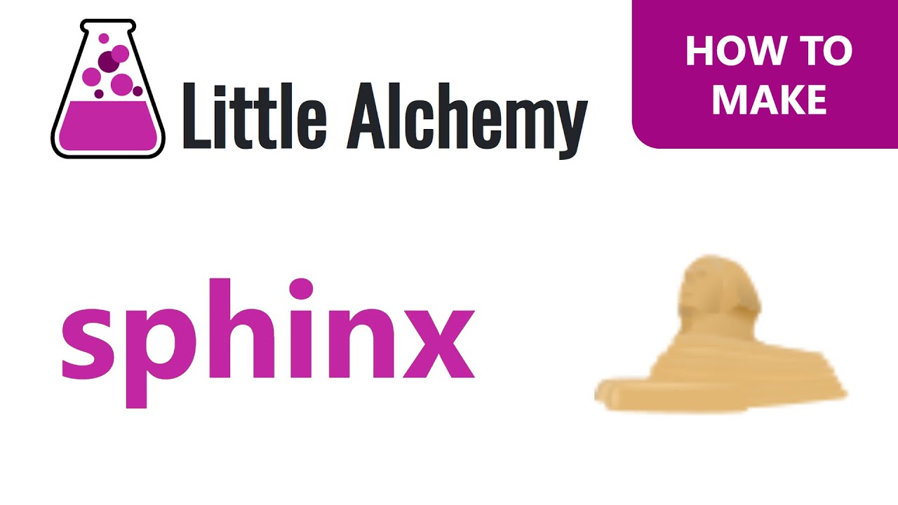 How to make Sphinx in Little Alchemy - YouTube