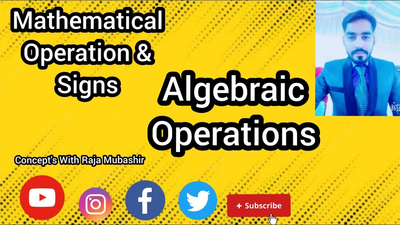 Mathematical signs &Algebraic operations@SecretsOfRjsMobi - YouTube
