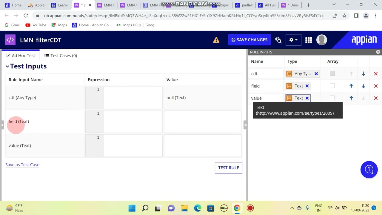 Filter Cdt By Field And Value In Appian Youtube