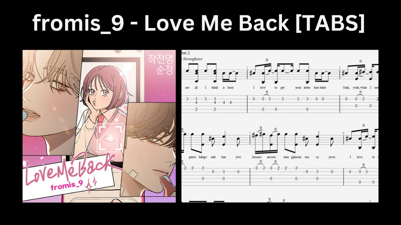 [TABS] fromis_9 - Love me Back Guitar Cover (Pre-chorus and Chorus ...