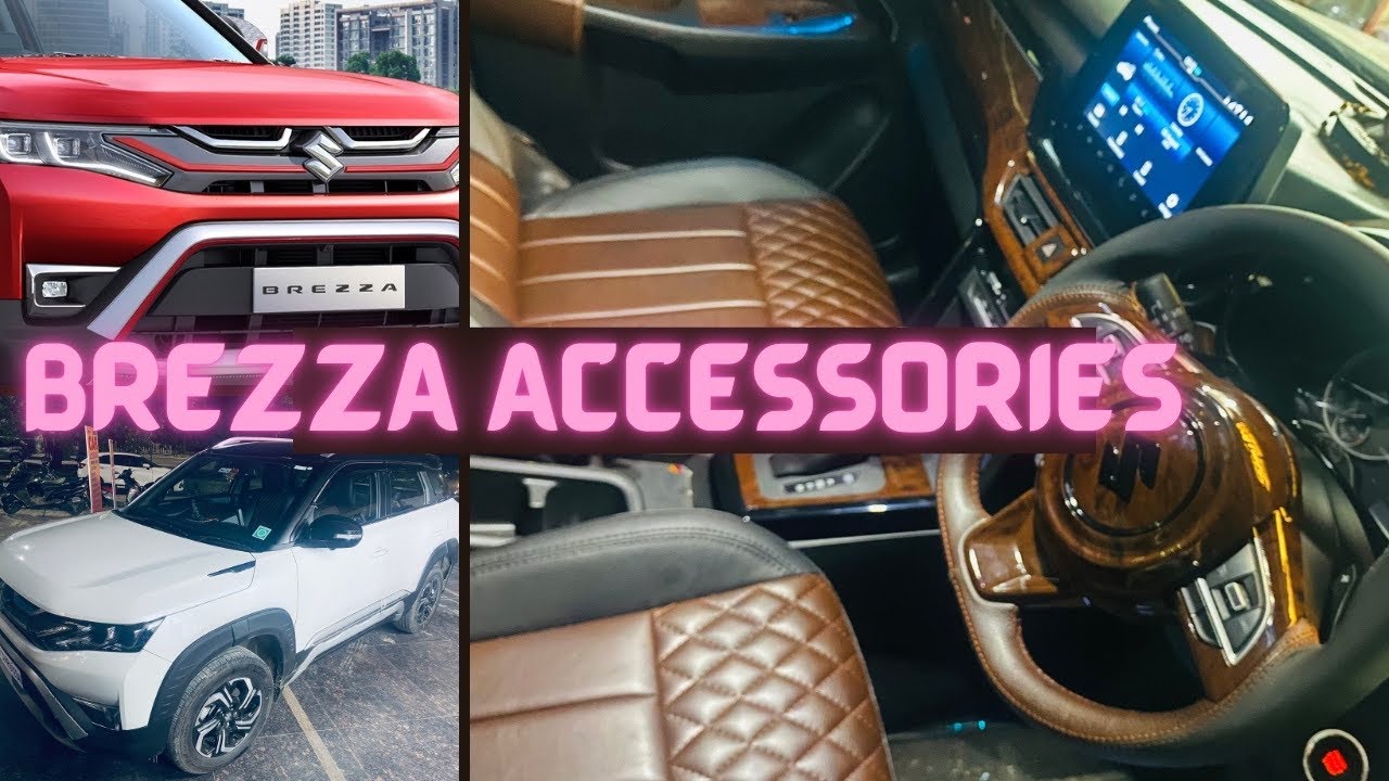 Brezza lxi accessories modifications at Car Libaaz Karampura - YouTube