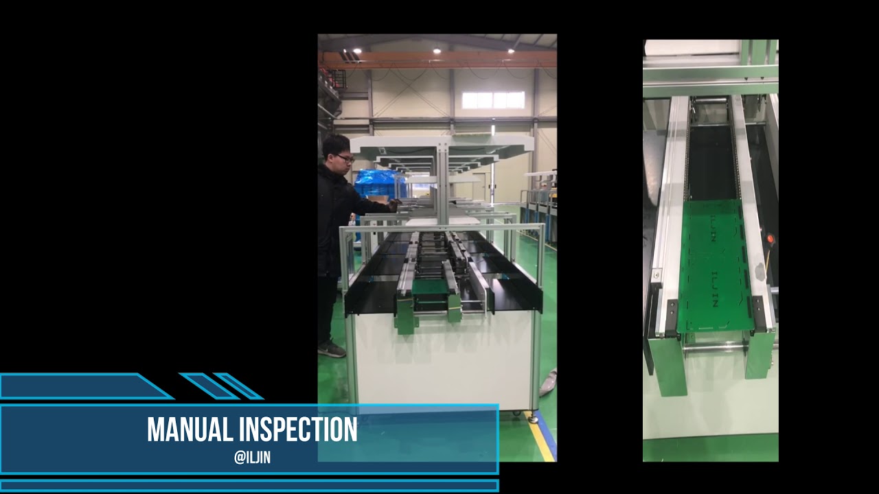 MANUAL INSERTION CONVEYOR | ILJIN CONVEYOR - YouTube