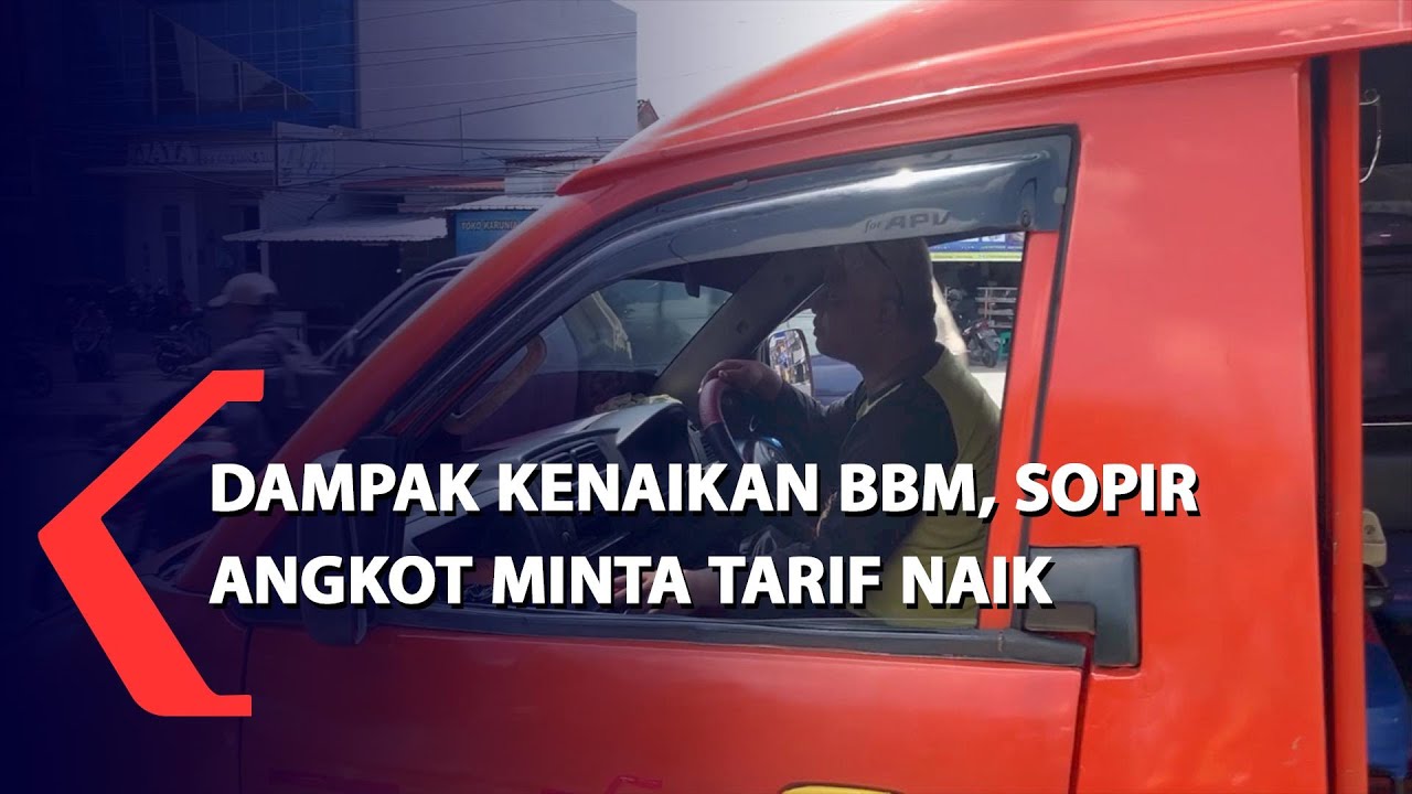 Dampak Kenaikan BBM, Sopir Angkot di Semarang Minta Tarif Naik - YouTube