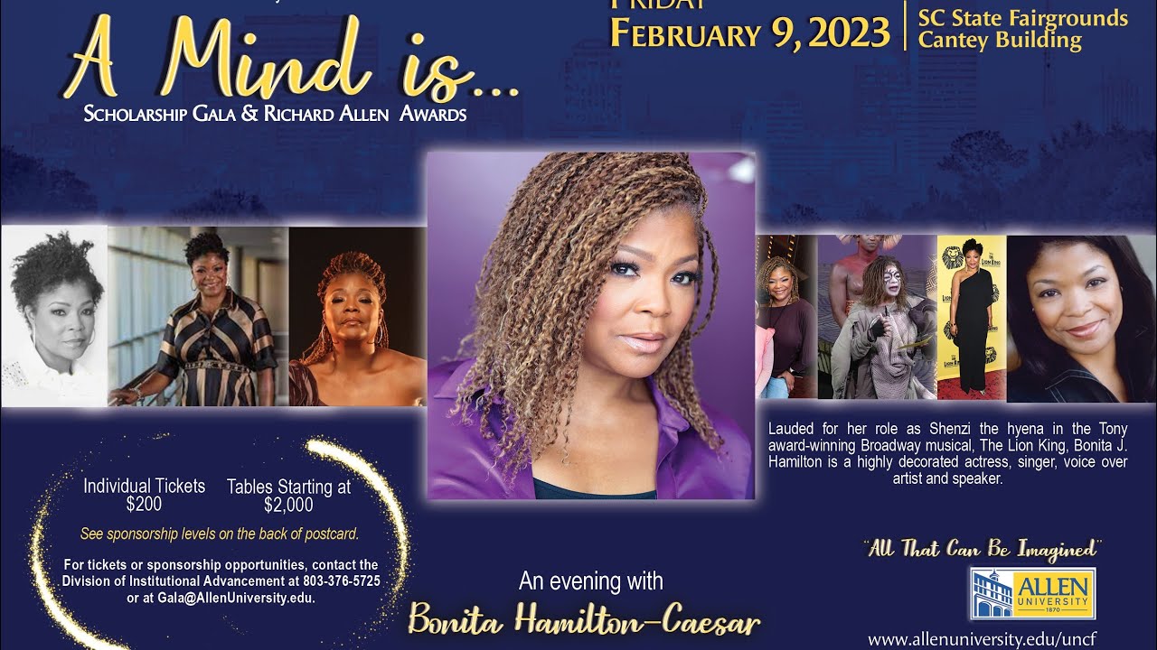 Broadway star Miss Bonita Hamilton to perform at our 18th Annual UNCF ...