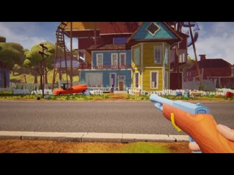 Hello Neighbor but neighbor gets hit by a car - YouTube