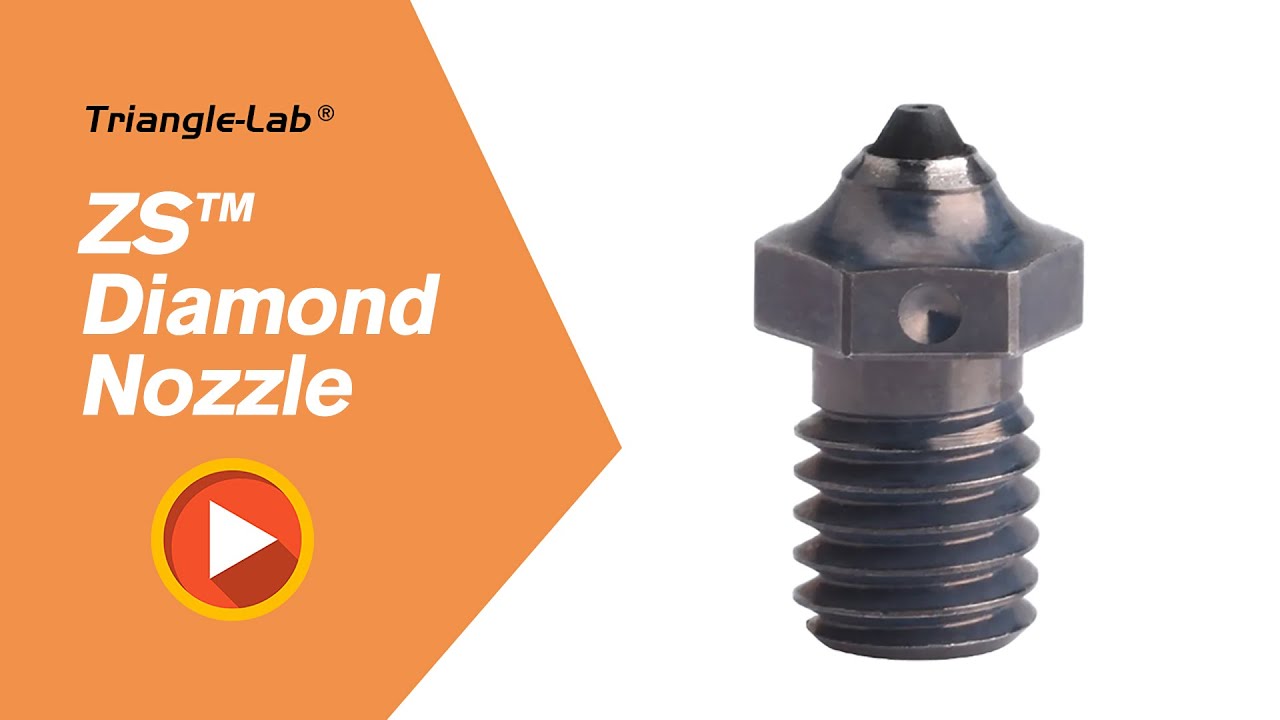 ZS™ PCD Diamond tip Nozzle with Nonstick Coating - YouTube