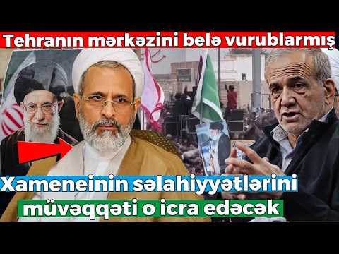 İran Prezidenti Xameneinin ölümündən danışdı - Xameneinin səlahiyyətlərini müvəqqəti o icra edəcək