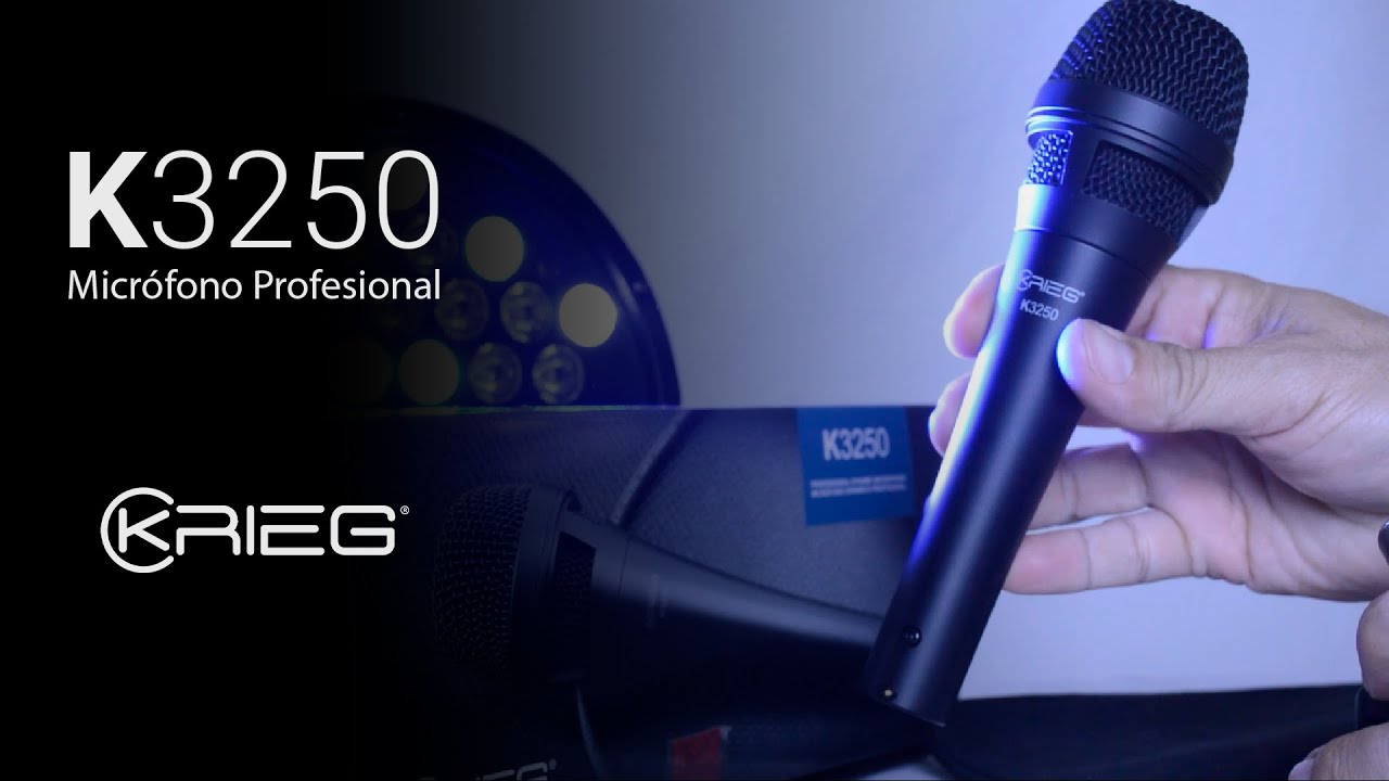 Micrófono k3250 dinámico de gama alta - YouTube