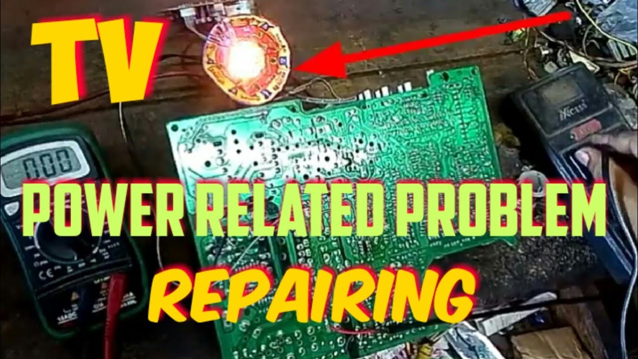 TV Power related problem repairing.(বাংলা) - YouTube