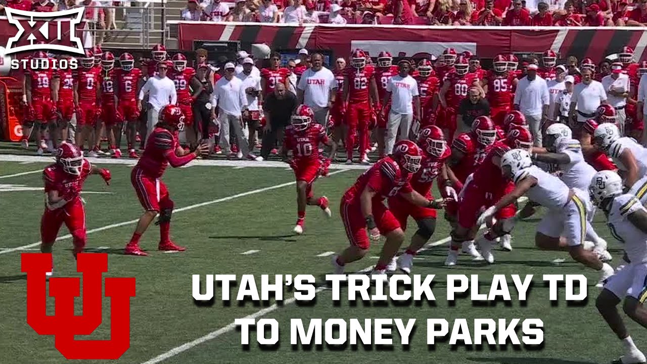 Utah Utes Dial Up a Trick Play to Money Parks for the TD - YouTube