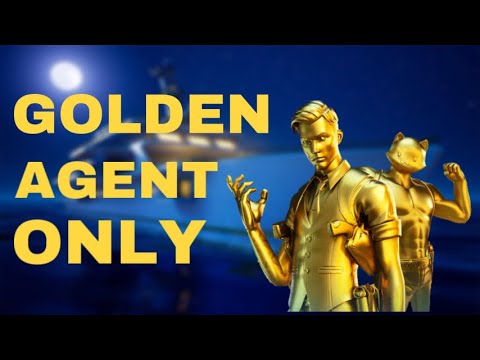 Golden agent only challenge on fortnite mobile - YouTube