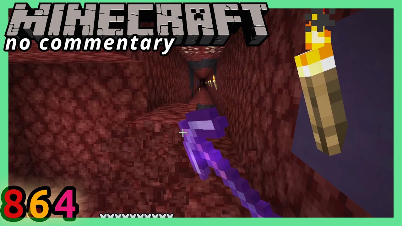 Late-Game Minecraft 864 :: Expanding the Bed Mining Base Camp - YouTube