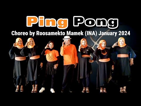 PING PONG | Line Dance | Demo  SWEETY FIVE, SWESTY & MAMEK | Choreo  ROOSAMEKTO MAMEK | January 2024