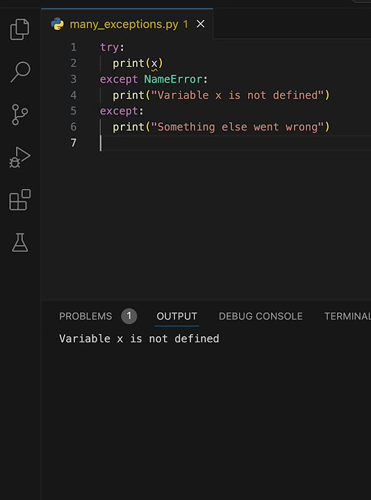 Python Many Exceptions Learning Learn Learnpython Learning Python Variables Global