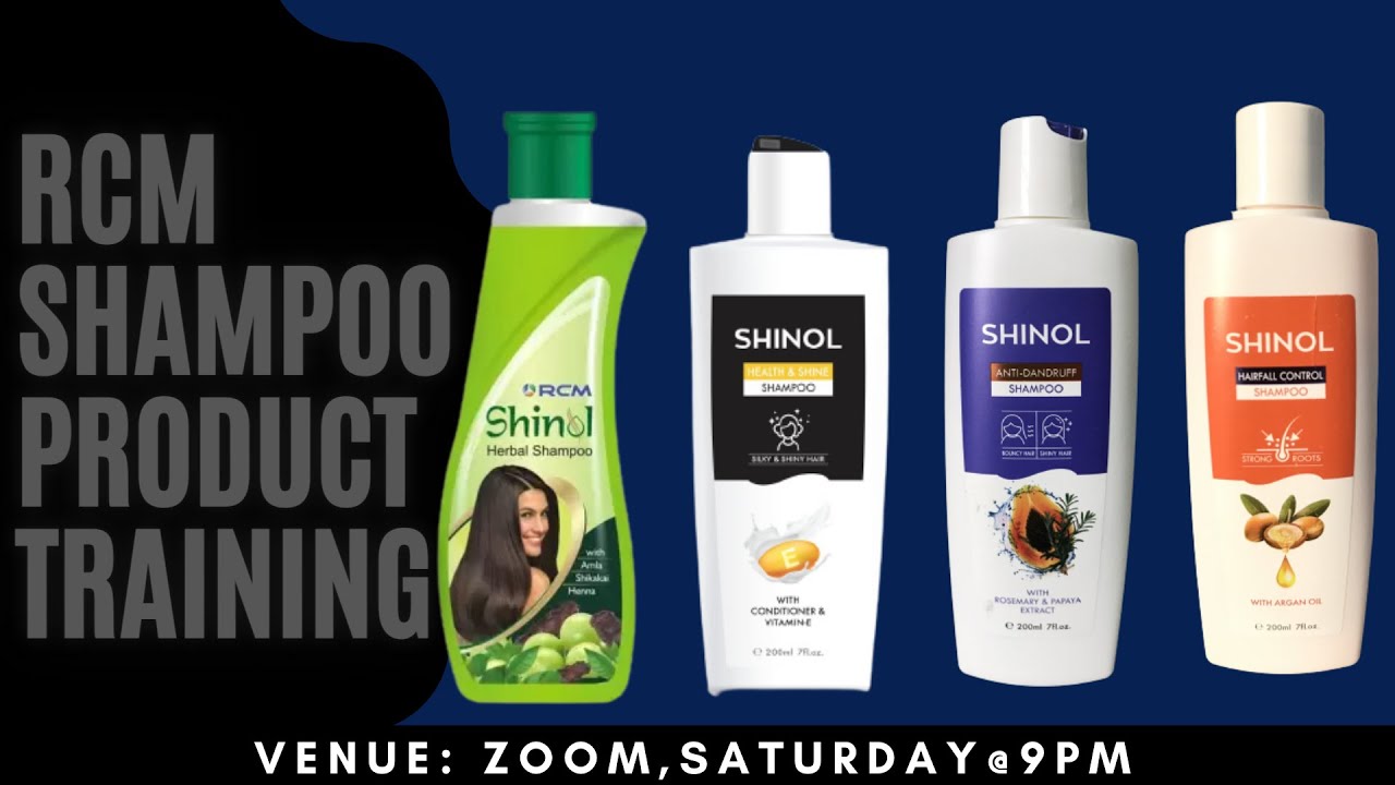 RCM SHINOL SHAMPOO PRODUCT TRAINING - YouTube