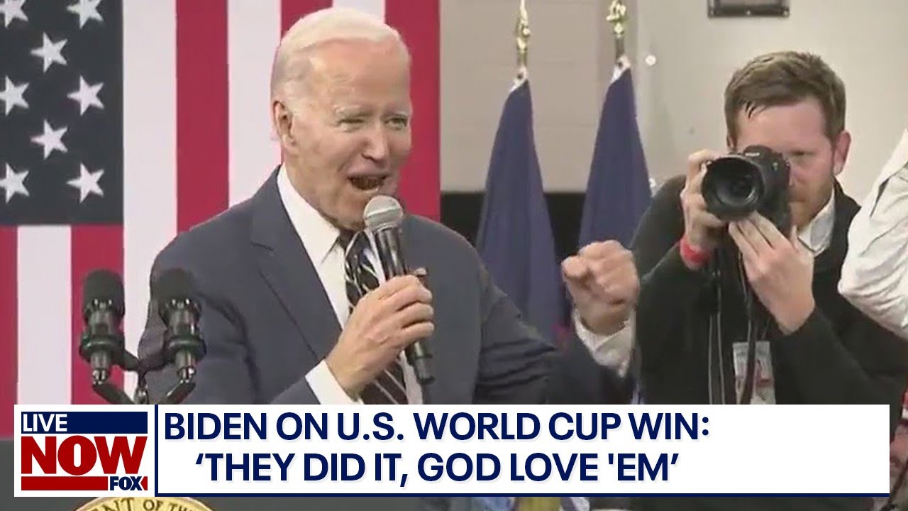 President Biden on World Cup win: "They did it, God love 'em" | LiveNOW ...