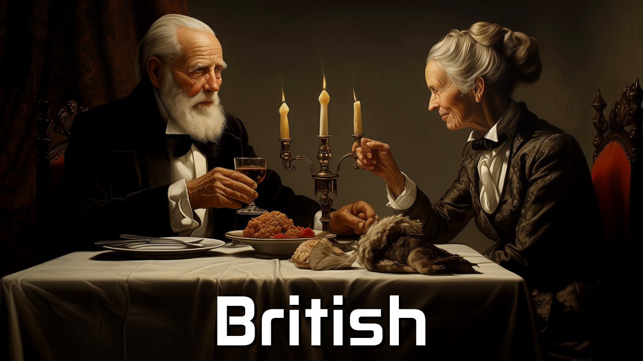 Asking AI to paint Old Couples Enjoying Dinner Across Countries |🎵Once ...