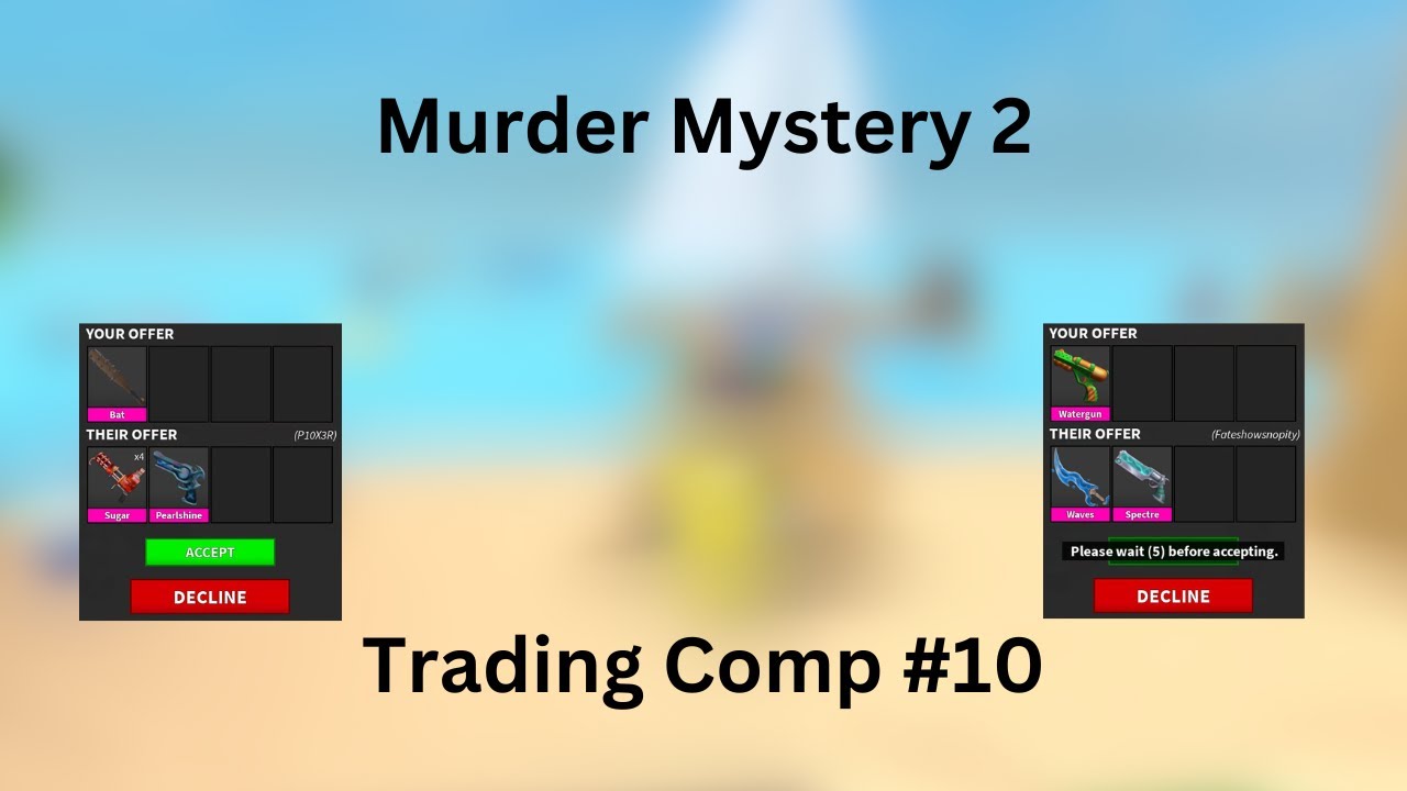 *GREAT TRADES* Murder Mystery 2 Trading Montage #10 | Roblox MM2 - YouTube