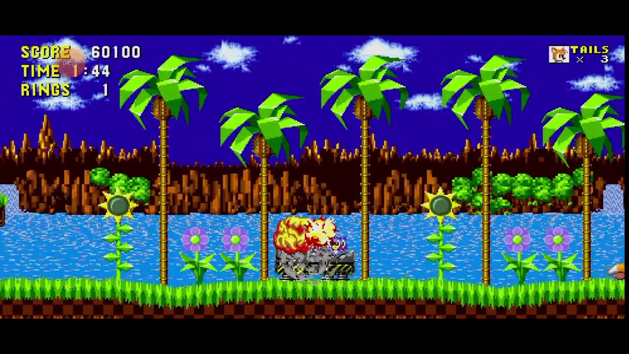 sonic the hedgehog 1 part 1(tails) green hill and marble zone) - YouTube