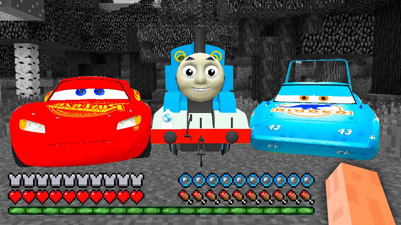 WHAT HAPPENED TO McQUEEN and THOMAS THE TANK ENGINE and DINOCO in ...