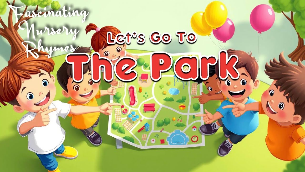 Going to the Park Song | Fun Sing Along Adventure for Kids with Map and ...