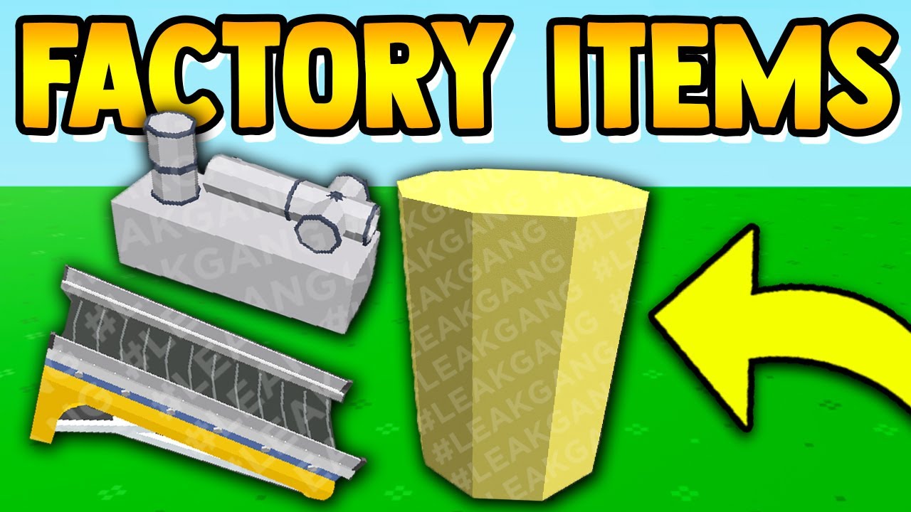 *NEW* FACTORY ITEMS!! | Islands ROBLOX - YouTube