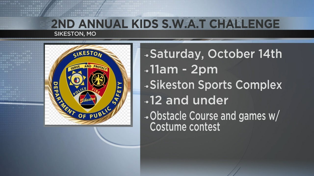 2nd Annual Kids SWAT Challenge comes to Sikeston on Saturday - YouTube