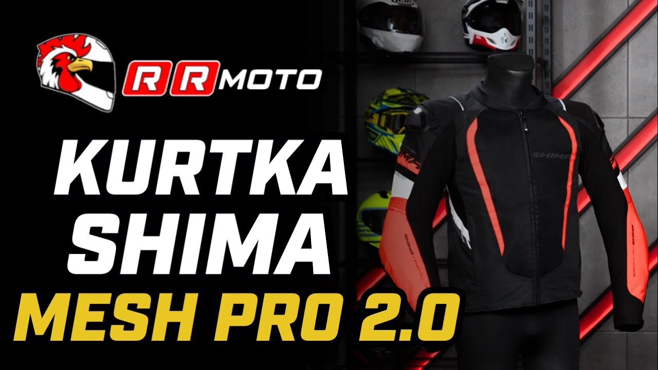 KURTKA MOTOCYKLOWA SHIMA MESH PRO 2.0 - YouTube