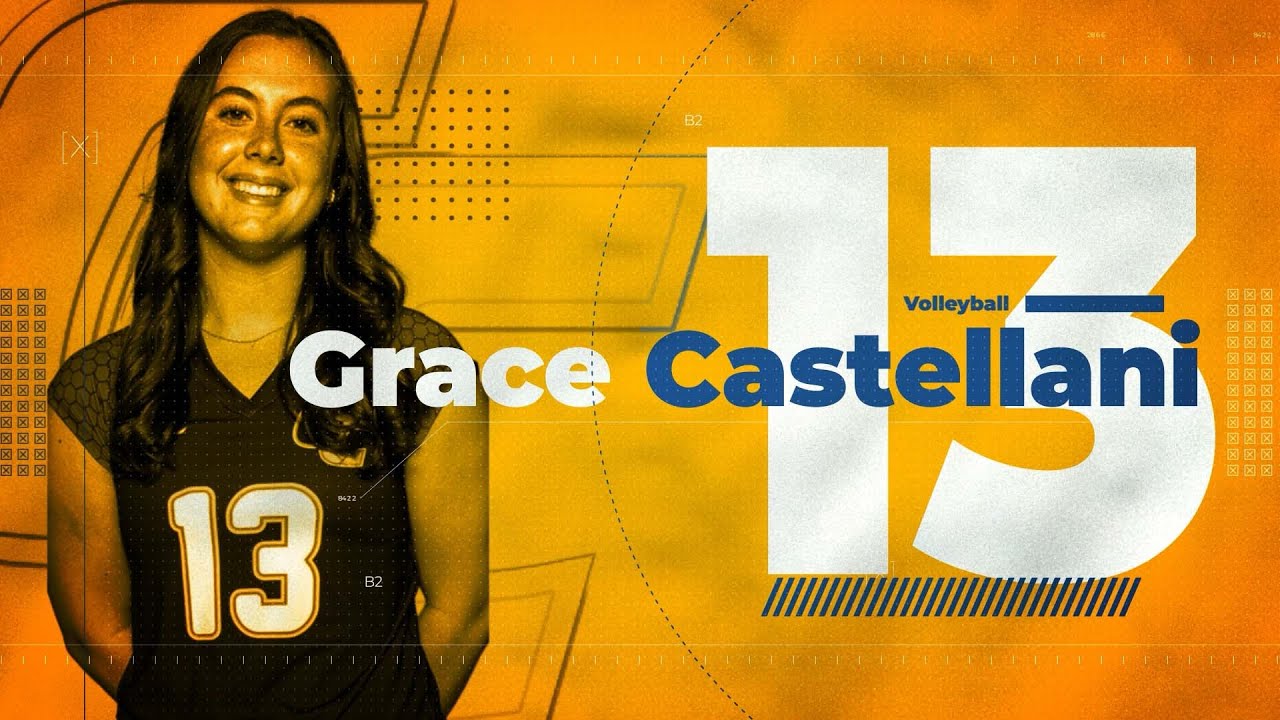 Behind the Ball w/ #13 Grace Castellani - GCSC Volleyball 2024 - YouTube