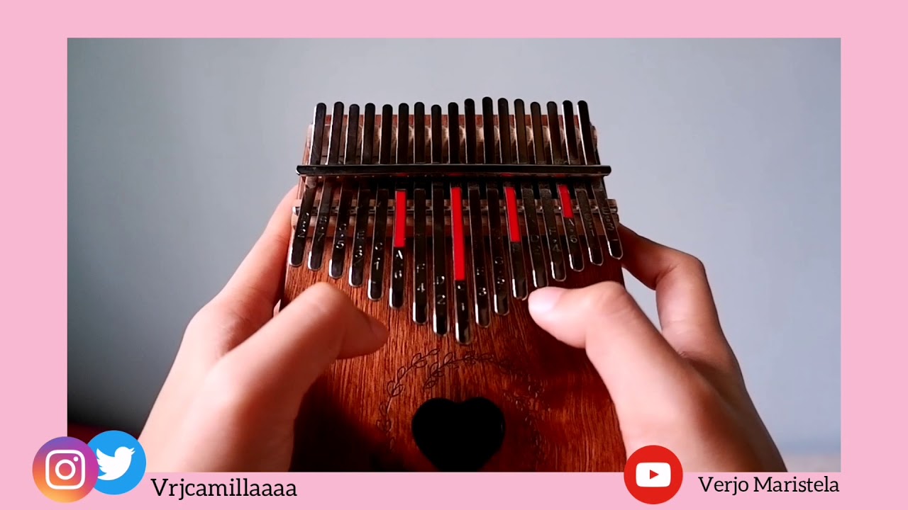 BEAUTIFUL IN WHITE | KALIMBA TUTORIAL WITH TABS - YouTube