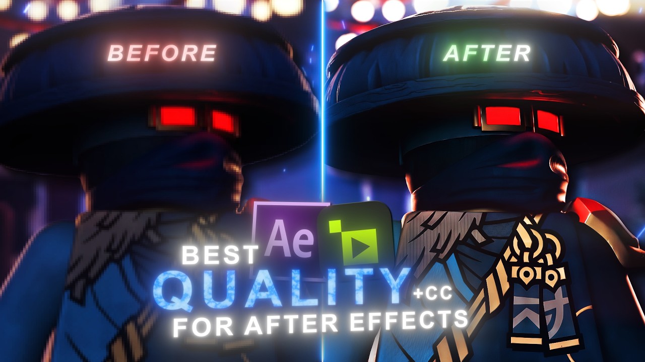 How to get HIGH quality and cc for edits | For After Effects ...