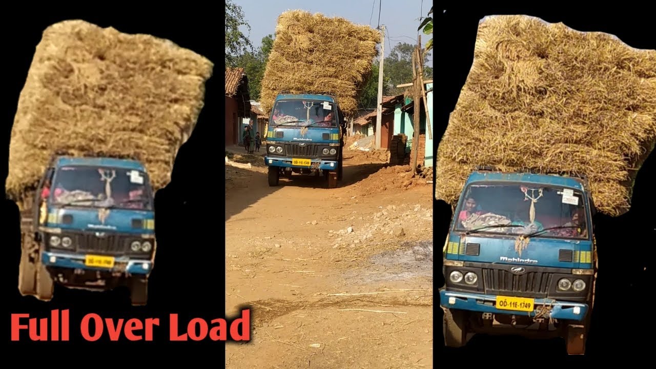 Mahindra loadking mini truck | Mahindra mini Tipper full over load ...