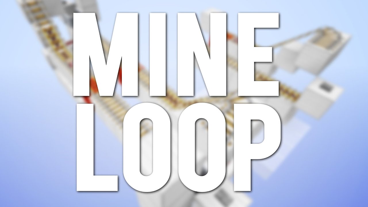 Minecraft: The Minecart Mine Loop System [Day 8] - YouTube