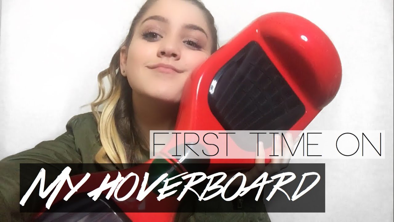 FIRST TIME ON MY HOVERBOARD // Anna Lenkovska - YouTube